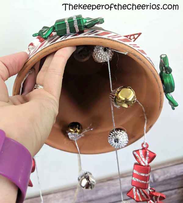 Clay Pot Gingerbread House Wind Chime - The Keeper of the Cheerios