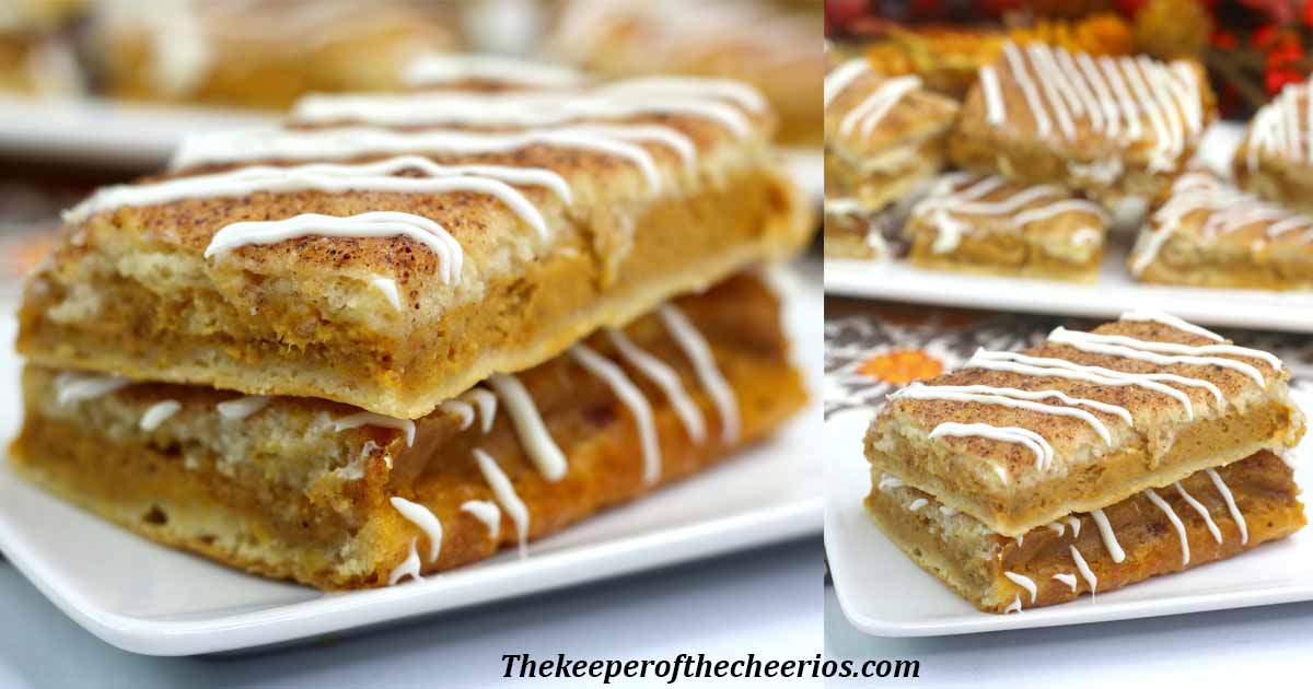 Pumpkin Churro Cheesecake Bars - The Keeper of the Cheerios