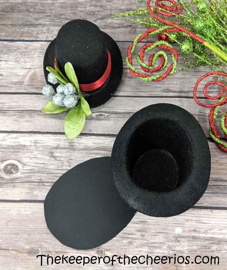 Snowman Hat Candy Container - The Keeper of the Cheerios