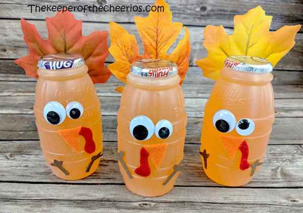 Turkey Juice Bottles - The Keeper of the Cheerios