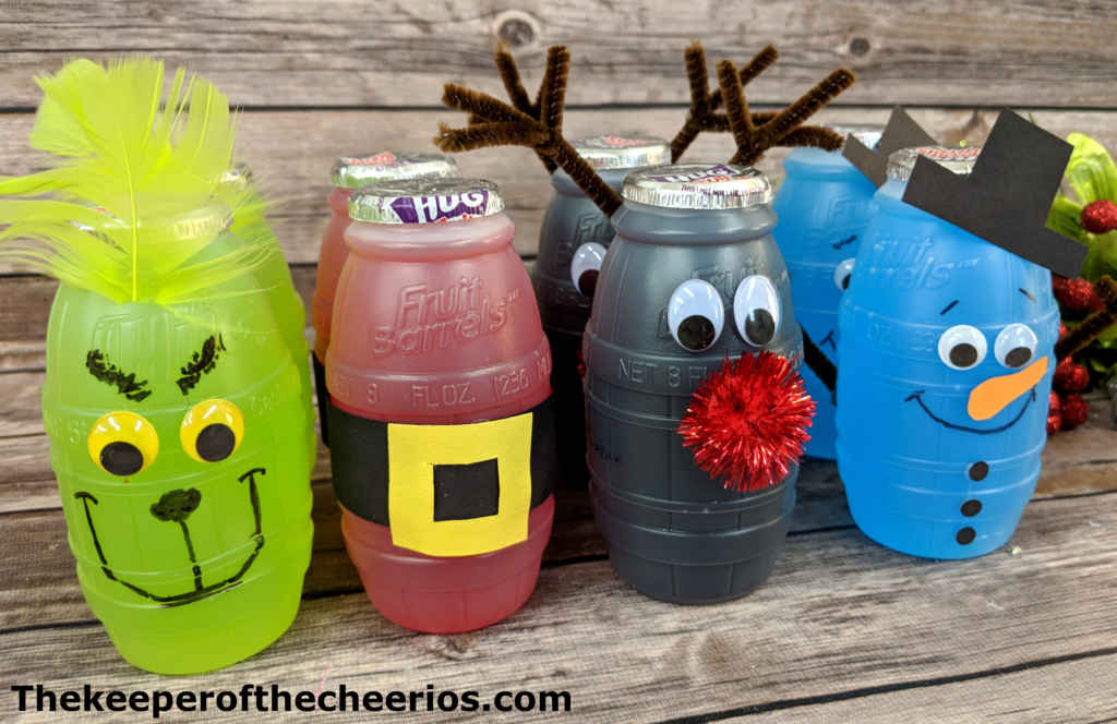 Christmas Juice Bottles - The Keeper of the Cheerios
