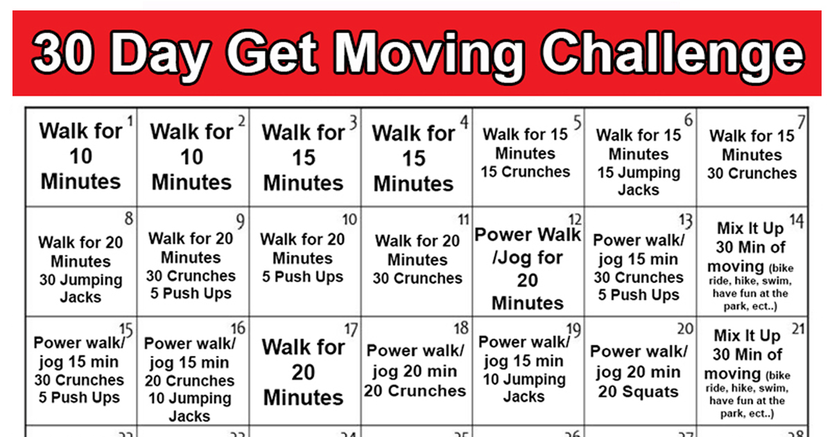 30 Day Jumping Jack Challenge