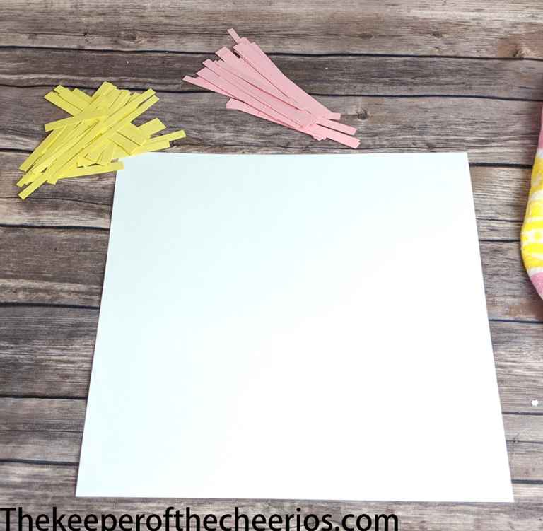 Strip Paper Easter Craft - The Keeper of the Cheerios