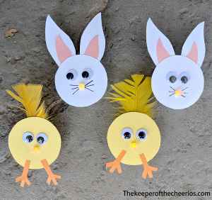 Easter Tea Light Craft - The Keeper of the Cheerios