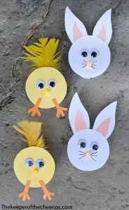 Easter Tea Light Craft - The Keeper of the Cheerios