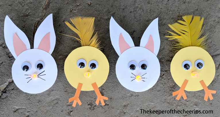 Easter Tea Light Craft - The Keeper of the Cheerios