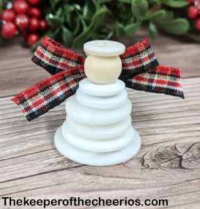 Button Angel Ornament - The Keeper of the Cheerios