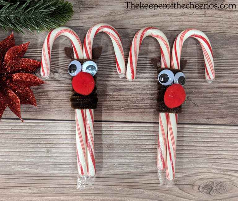 Rudolph Candy Canes - The Keeper of the Cheerios