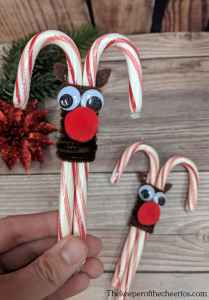 Rudolph Candy Canes - The Keeper of the Cheerios