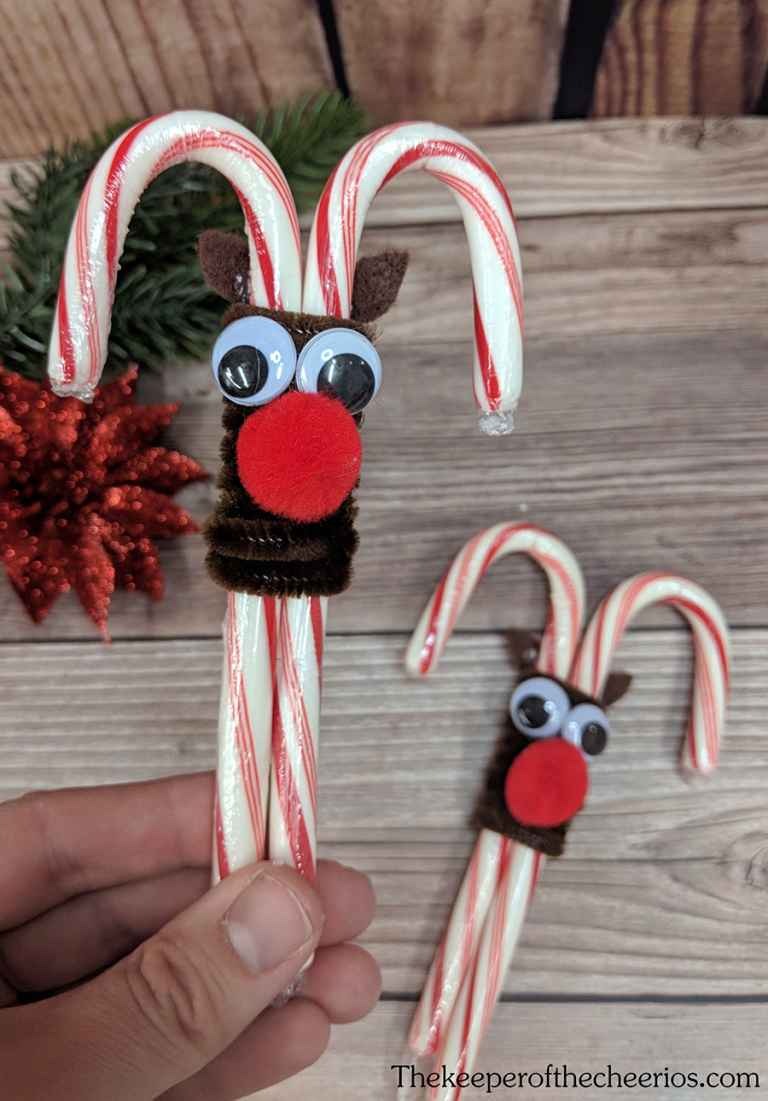 Rudolph Candy Canes - The Keeper of the Cheerios