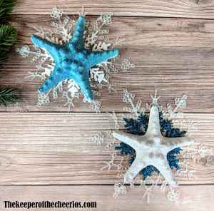 Starfish Snowflake Ornaments - The Keeper of the Cheerios