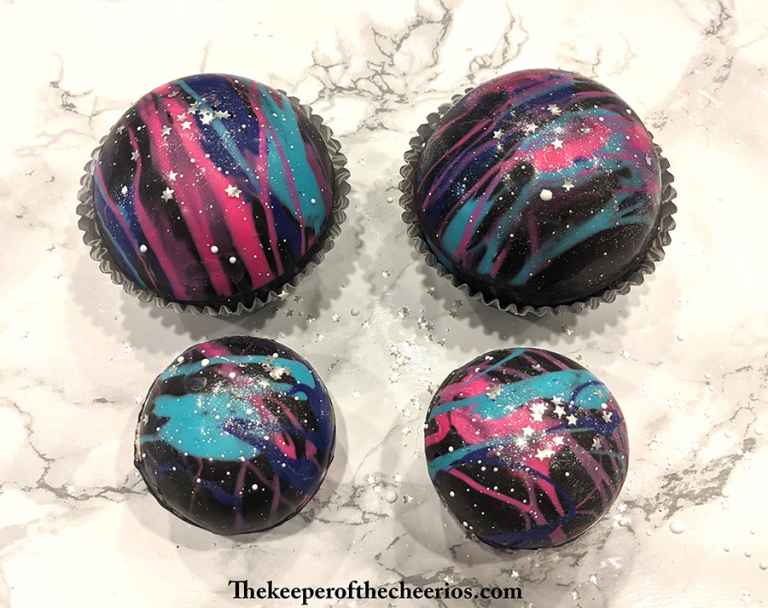 Galaxy Hot Chocolate Bombs - The Keeper of the Cheerios