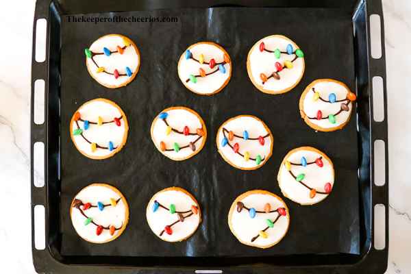 Christmas Lights Cookies - The Keeper of the Cheerios