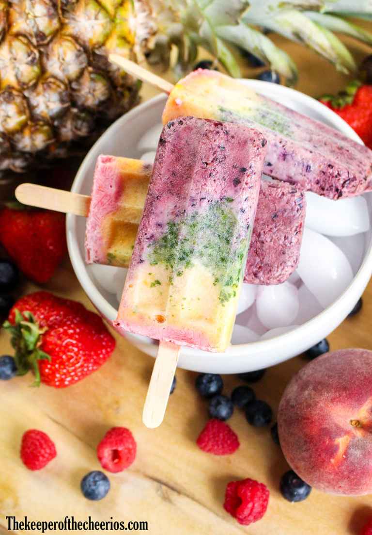 Rainbow Popsicles - The Keeper of the Cheerios