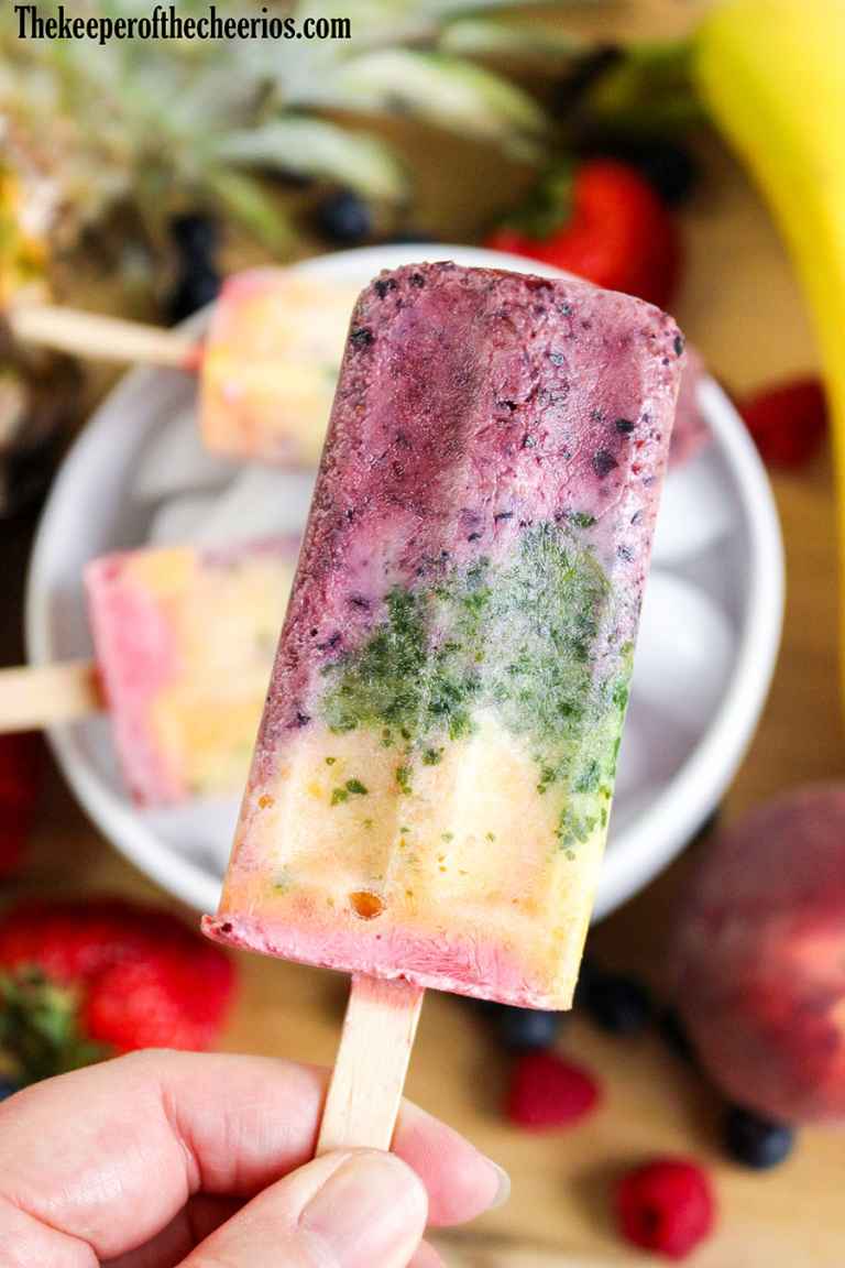 Rainbow Popsicles - The Keeper of the Cheerios