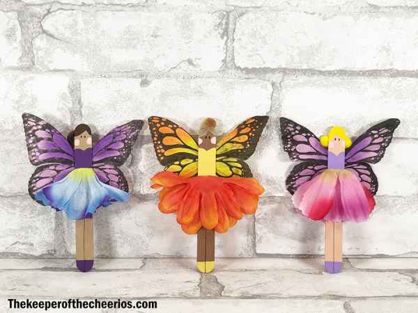 Craft Stick Fairies - The Keeper of the Cheerios