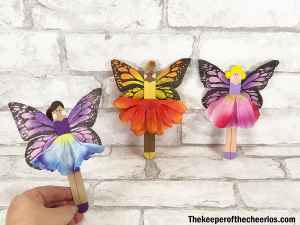 Craft Stick Fairies - The Keeper of the Cheerios