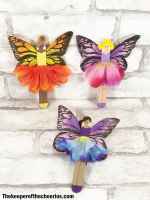 Craft Stick Fairies - The Keeper of the Cheerios