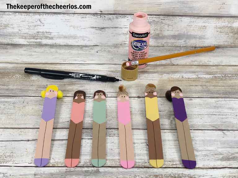 Craft Stick Fairies - The Keeper of the Cheerios