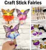 Craft Stick Fairies - The Keeper of the Cheerios