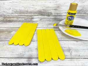 Dollar Store Craft Stick Minions Craft - The Keeper of the Cheerios