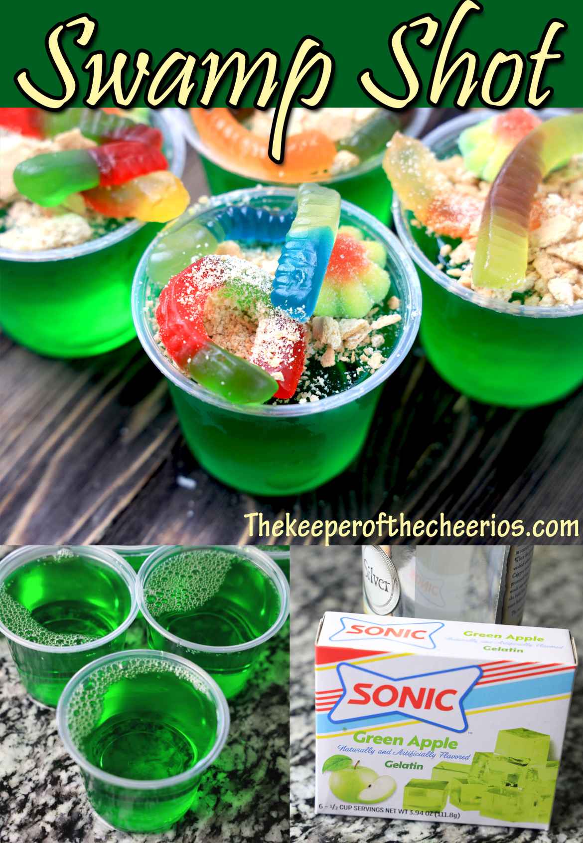 Swamp Jello Shot - The Keeper of the Cheerios