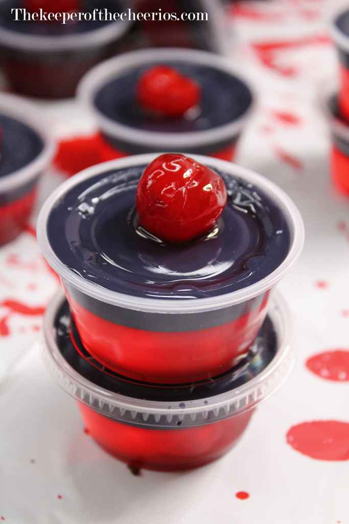 Vampire Kiss Jello Shot - The Keeper of the Cheerios