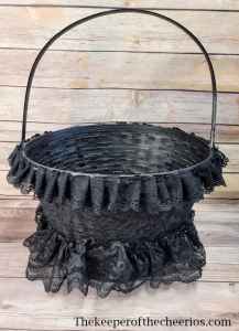 Wednesday Addams Easter Basket - The Keeper of the Cheerios