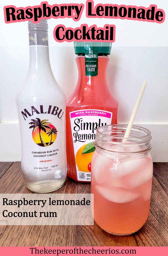 Raspberry Lemonade Cocktail - The Keeper of the Cheerios