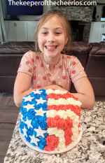 Patriotic Cake - The Keeper of the Cheerios