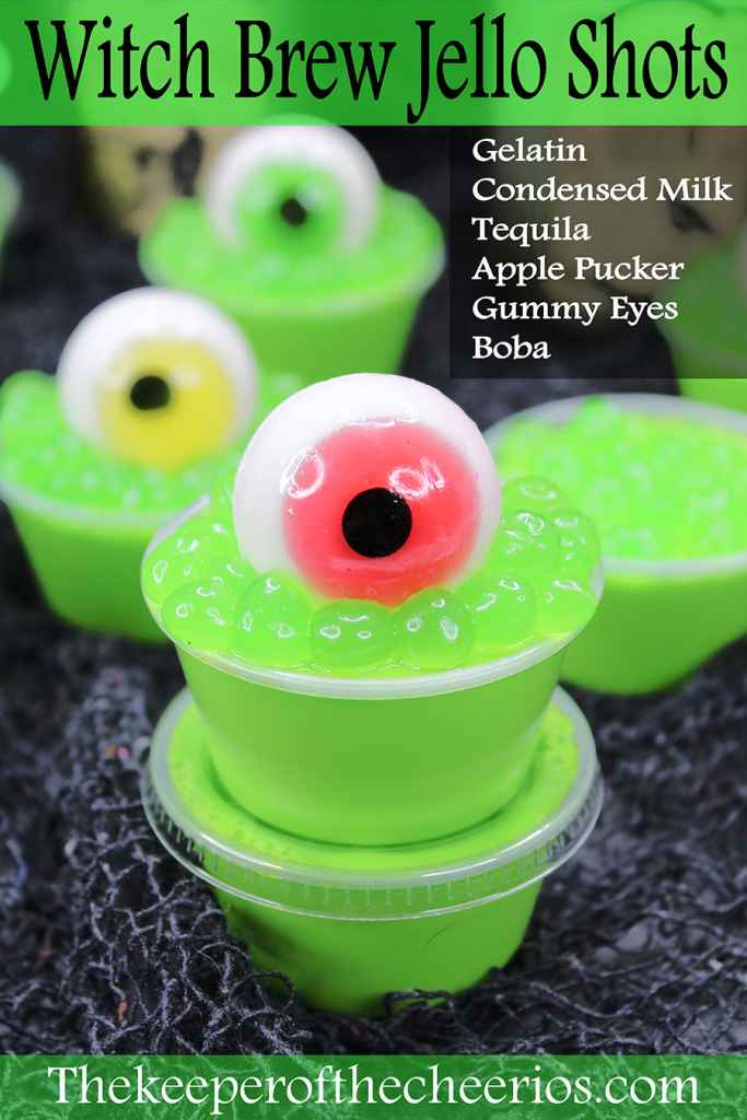 Witch Brew Jello Shots - The Keeper of the Cheerios